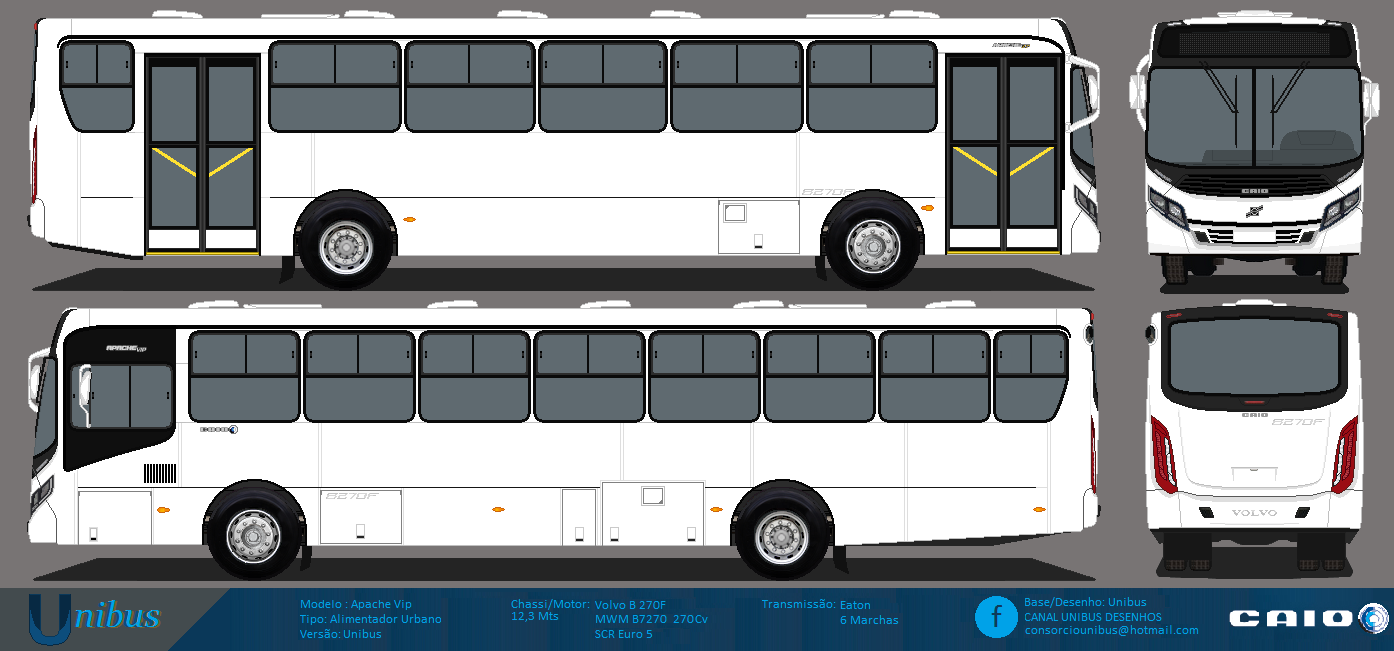 Blog de Rodoviária: Caio Apache Vip IV Volvo B270F