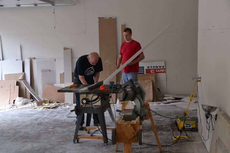 David's ICF Home Build: Window trim and retaining wall completion