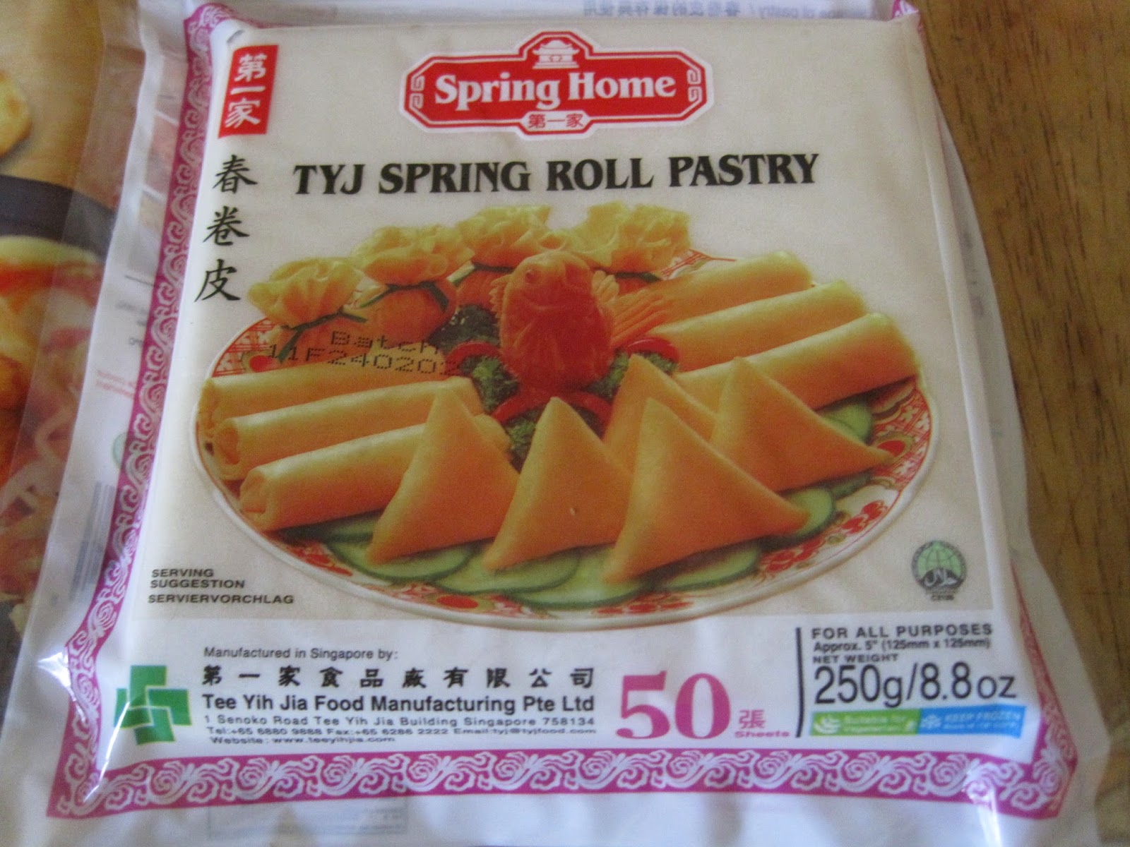 the mixed stew: Thursday’s Side Dish: TYJ Spring Roll Pastry Wrap
