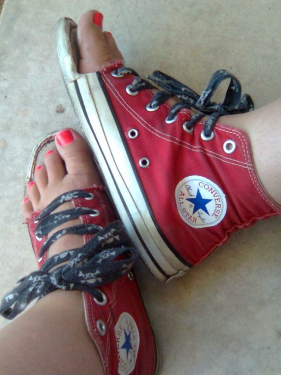 Model Fail: Homemade Converse Gladiator Sandals