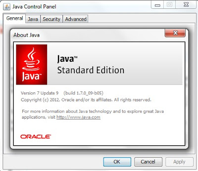 How to know version of installed Java on Windows 7