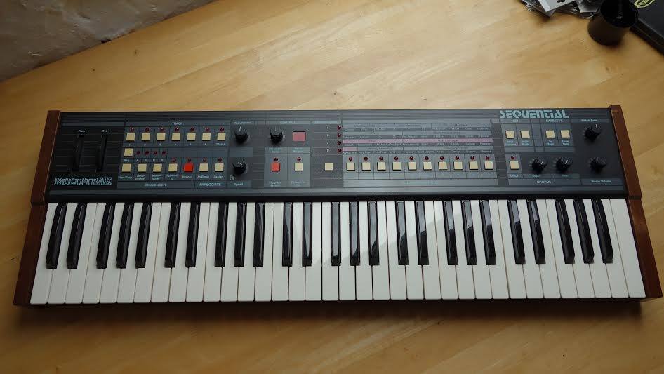 MATRIXSYNTH: Sequential Circuits Multitrak w/ Custom Wood Side Panels
