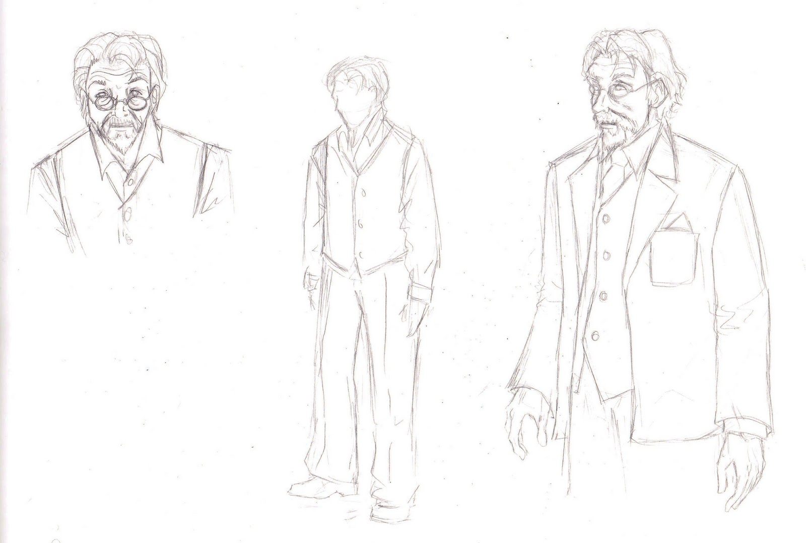 Interactive Narrative: Designs (Main Characters)