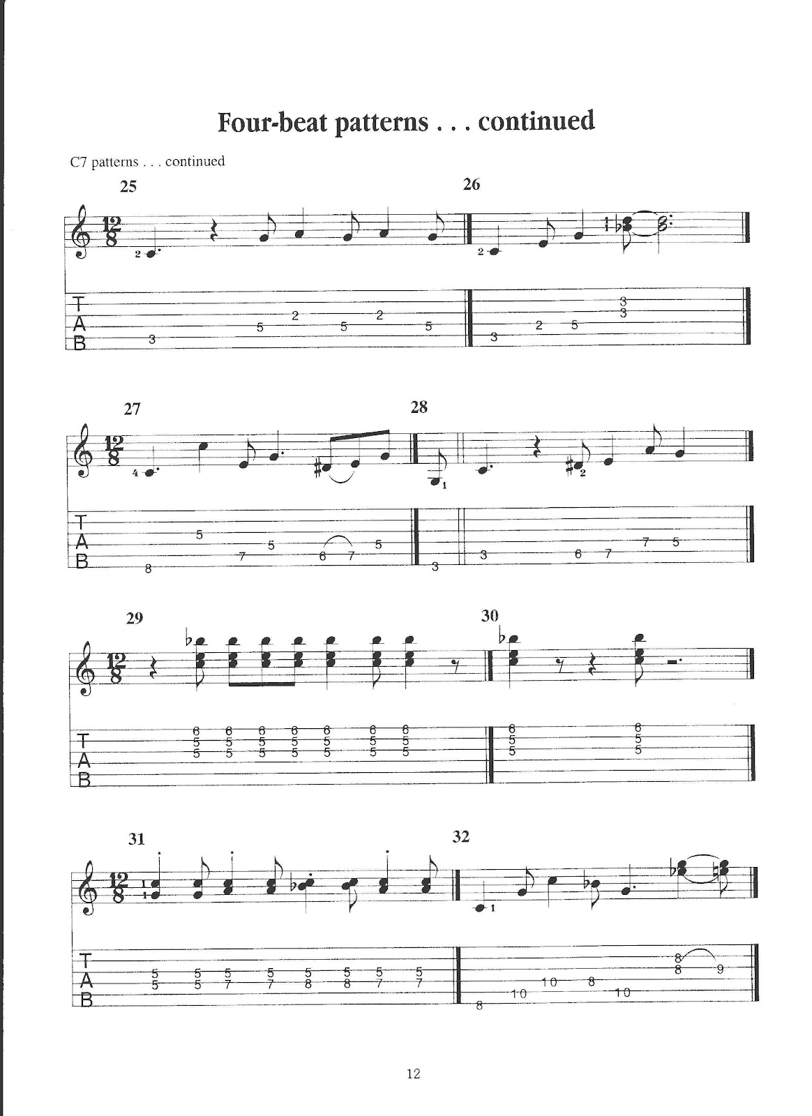 Phoe Aye: 101 Bad to the Bone Blues Guitar Rhythm Patterns - by Larry ...