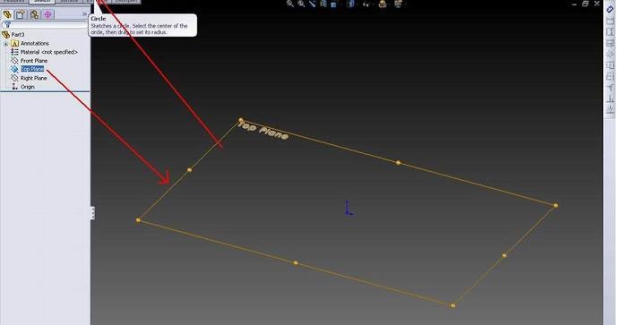 SOLIDWORKS DESIGN TUTORIAL: Create a tapered shape Solidworks Blind