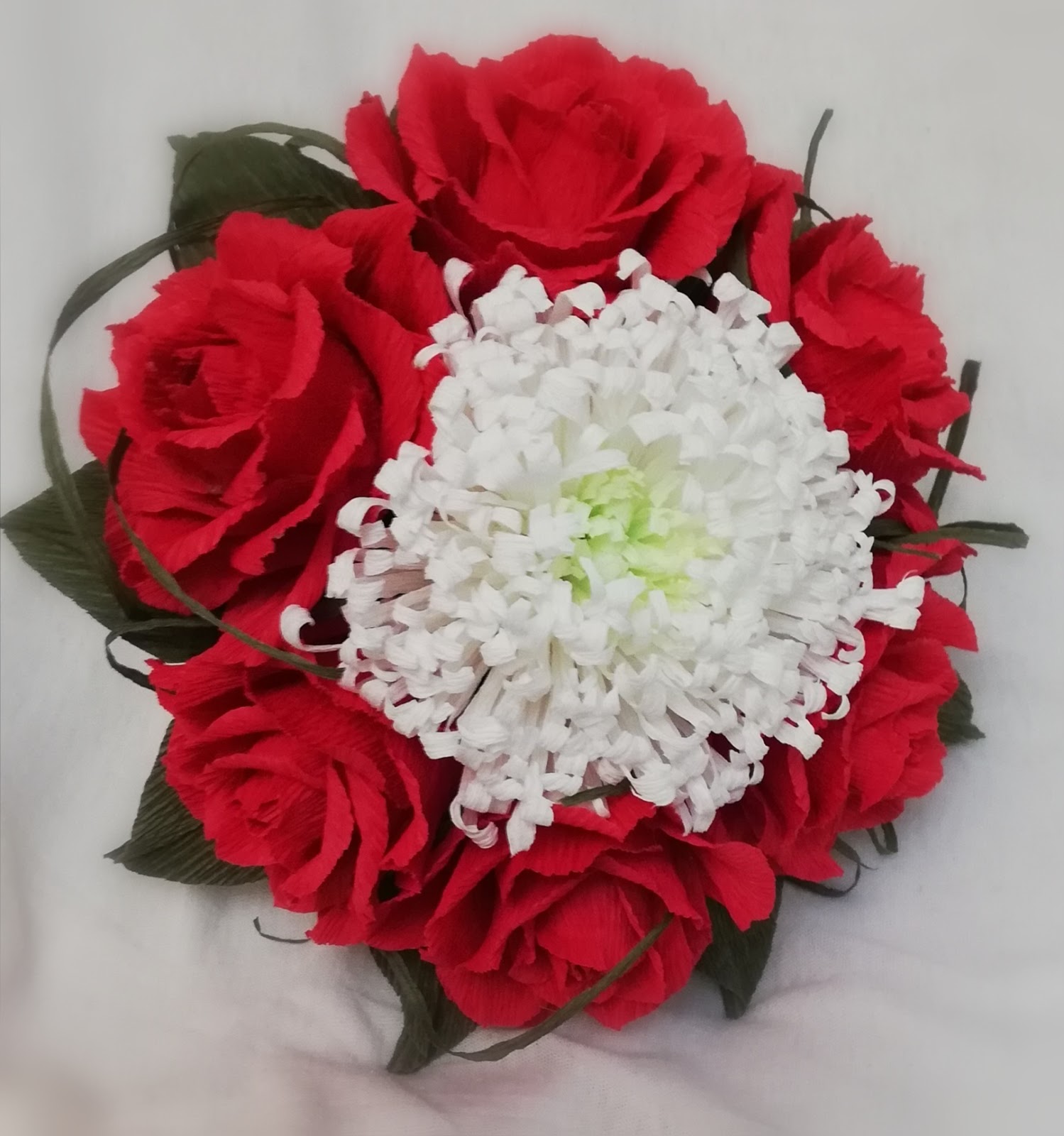 Floraria handmade ... cu flori din hartie: Buchet trandafiri și ...