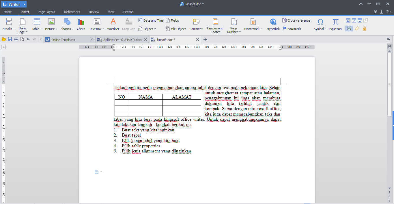 Membuat Tulisan Tanda Air atau Watermark - blog kibe