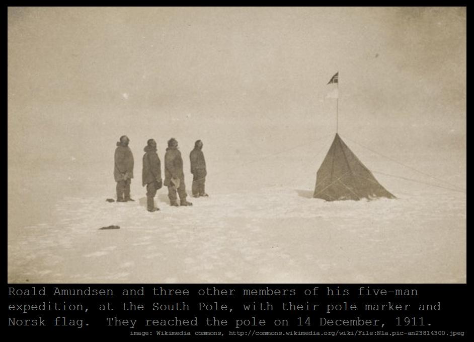 The Mathisen Corollary: The South Pole, December 14, 1911