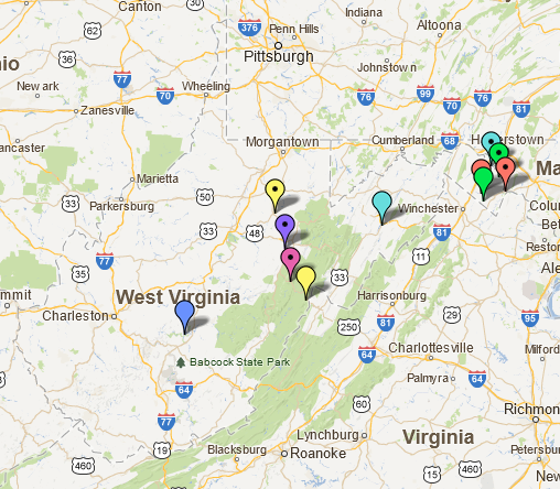 Kathy's EDU 585 Blog: Map Virtual Field Trip to Civil War Battle Fields ...