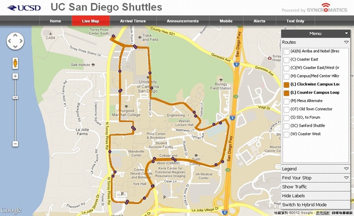 UCSD 台灣研究生學會: UCSD Shuttle