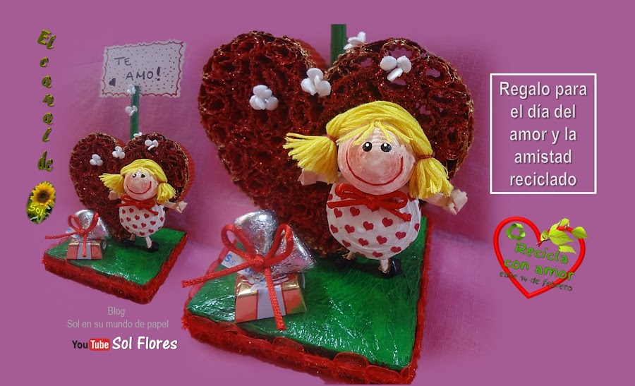 Flores de papel para el Día del Amor y la Amistad | Manualidades