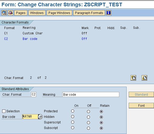 Create BAR code in SAP Script - Learn SAP Program