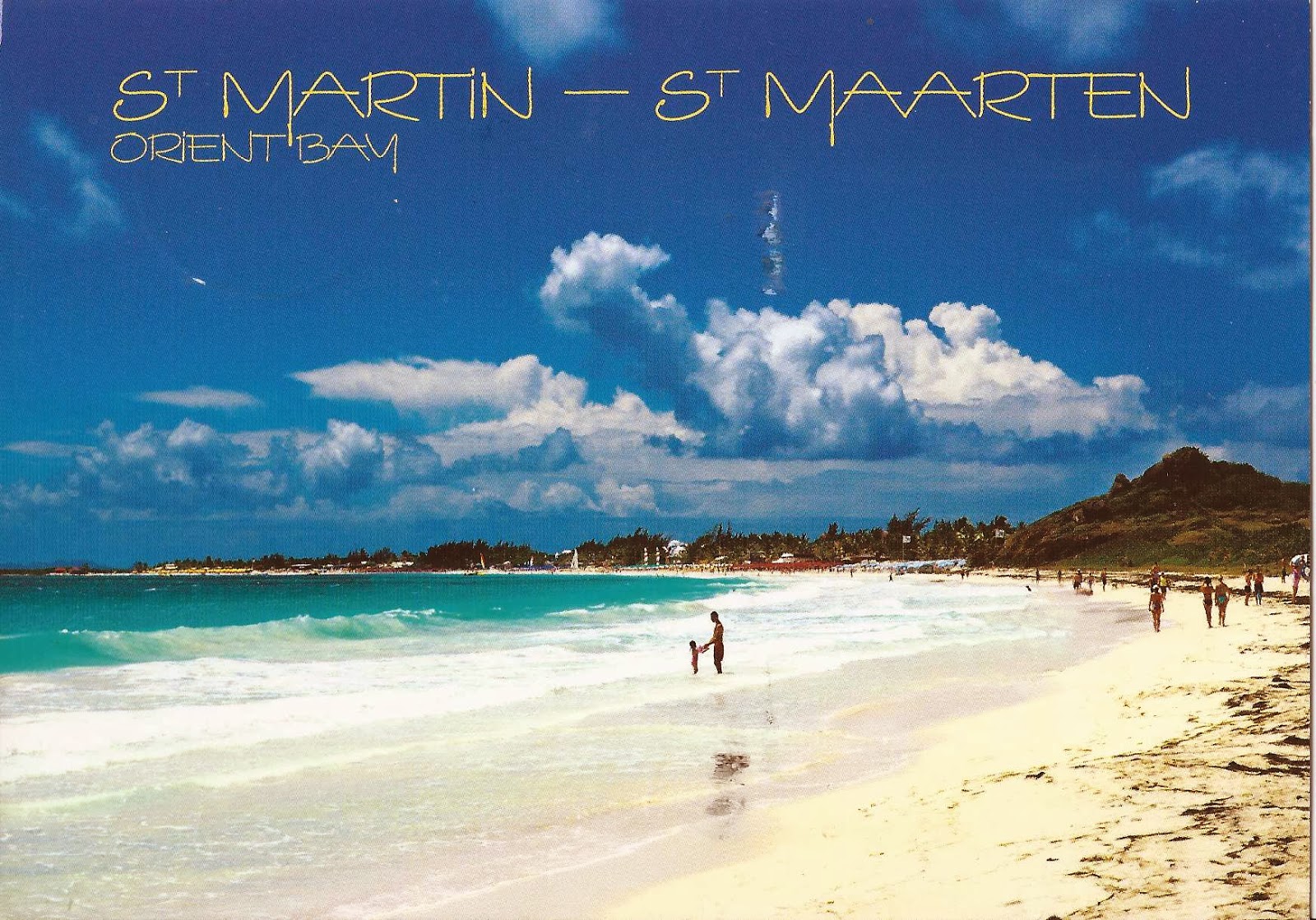 A Journey of Postcards: Orient Bay | Baie Orientale St Martin but sent ...