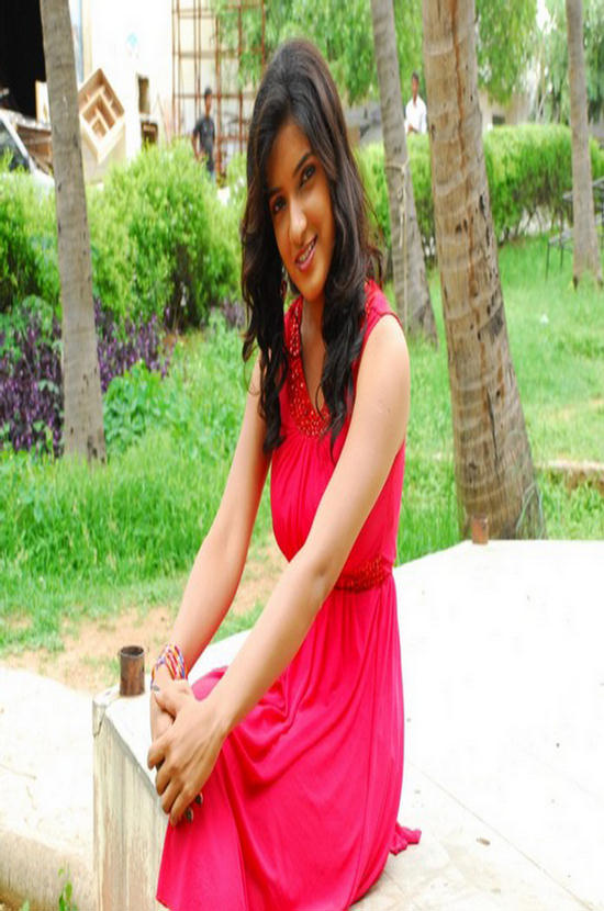 Neha Photos Cute Stills at Rakshith Movie Opening Event