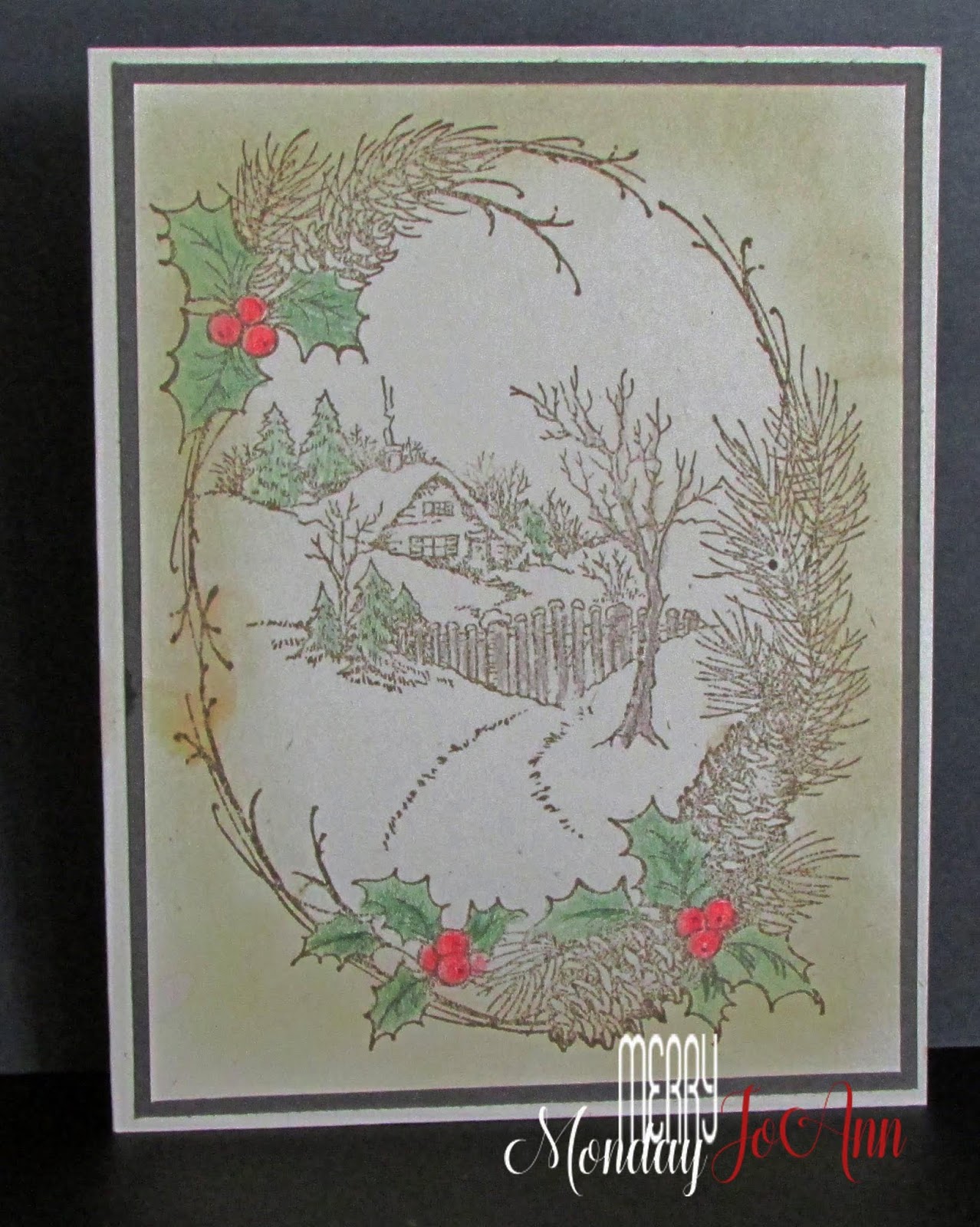 Crafty Nana's Blog: Merry Monday #296 - Create a Rustic Card