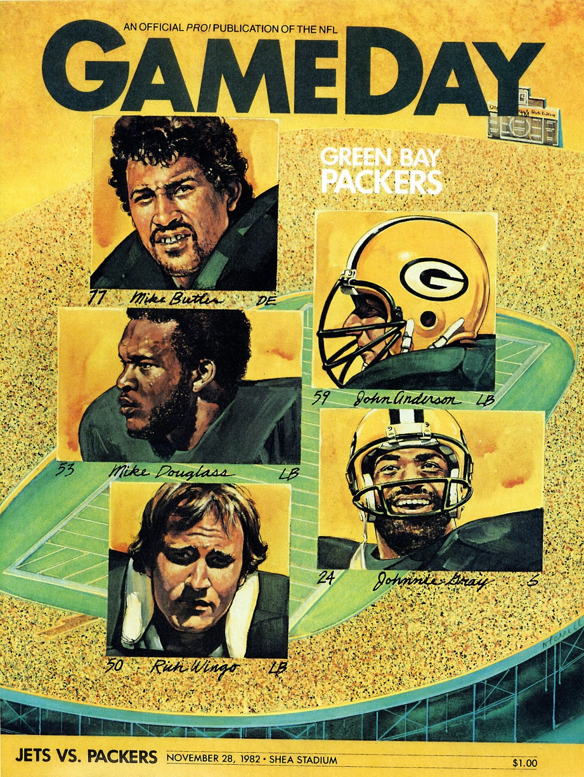 Pro Football Journal Presents: NFL Art: 1982 NFL Game Program Art