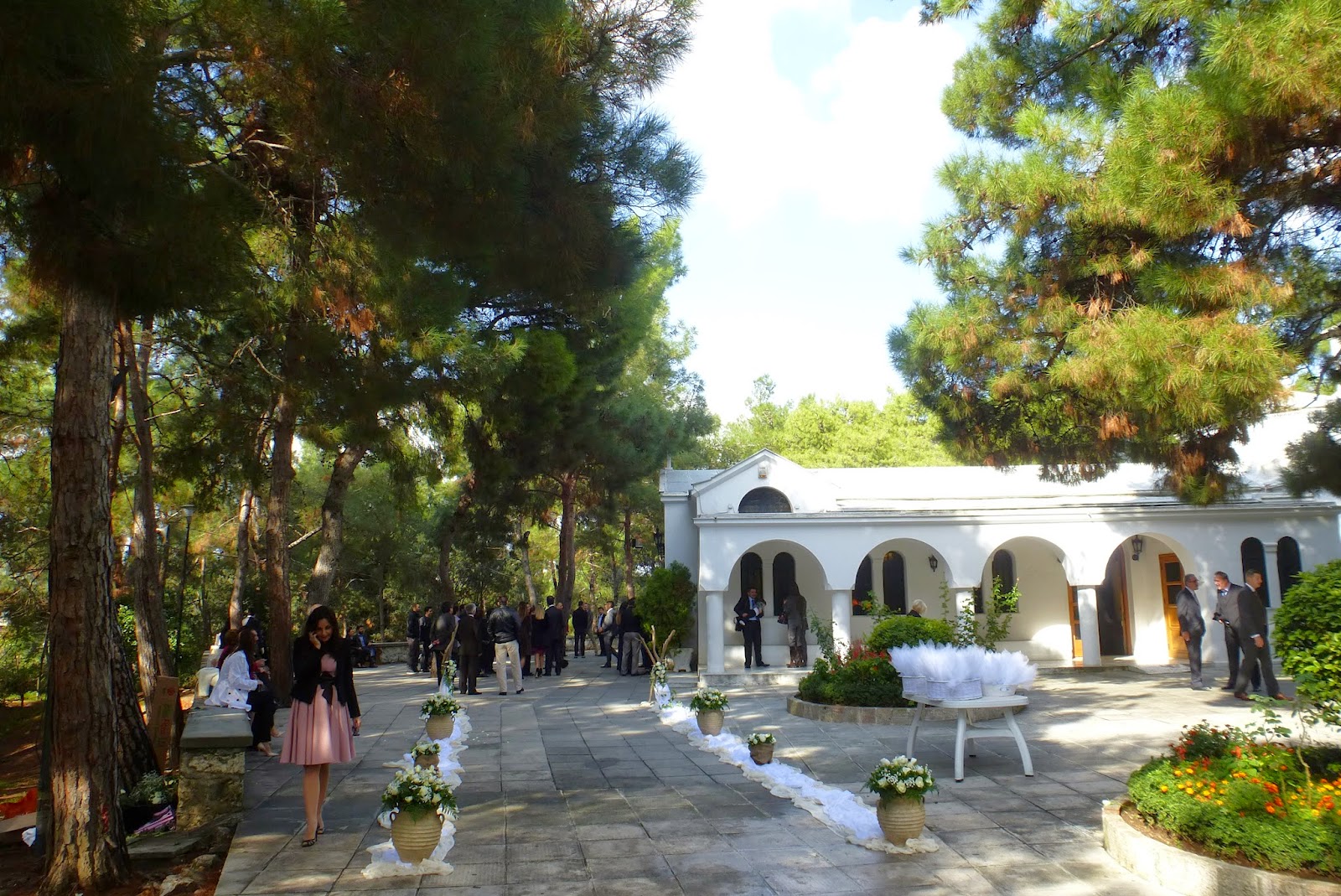 ΕΥΧΕΣ ΜΕ ΠΕΤΑΛΟΥΔΕΣ: Γάμος στην Αγία Φιλοθέη στη Φιλοθέη