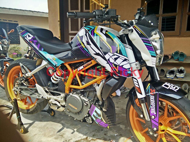 KTM Duke Custom Decals Graphics: New Custom Design Graphics KTM Duke ...