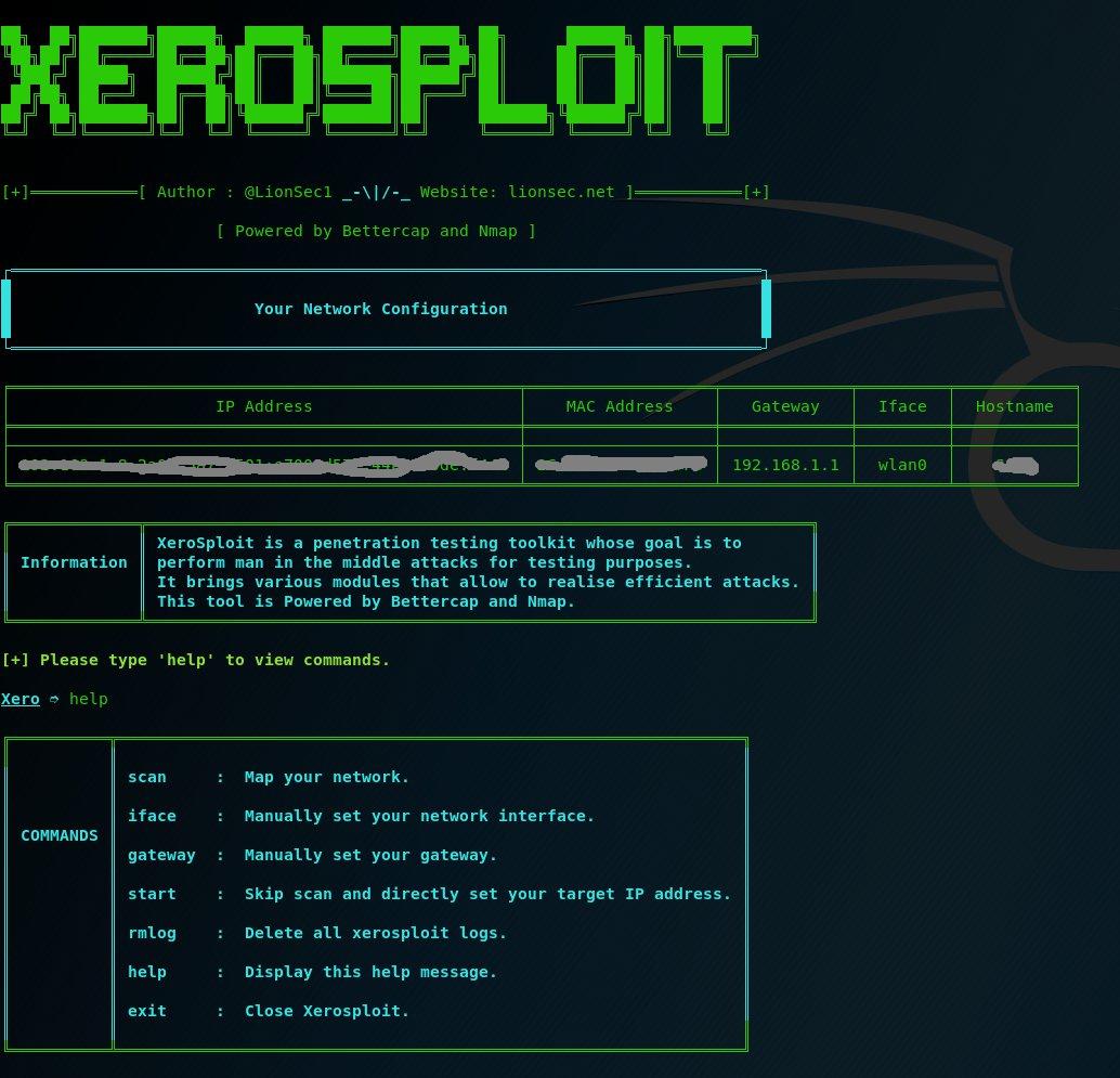 Xerosploit – أداة مفتوحة المصدر لهجمات الرجل في المنتصف | iprocserv