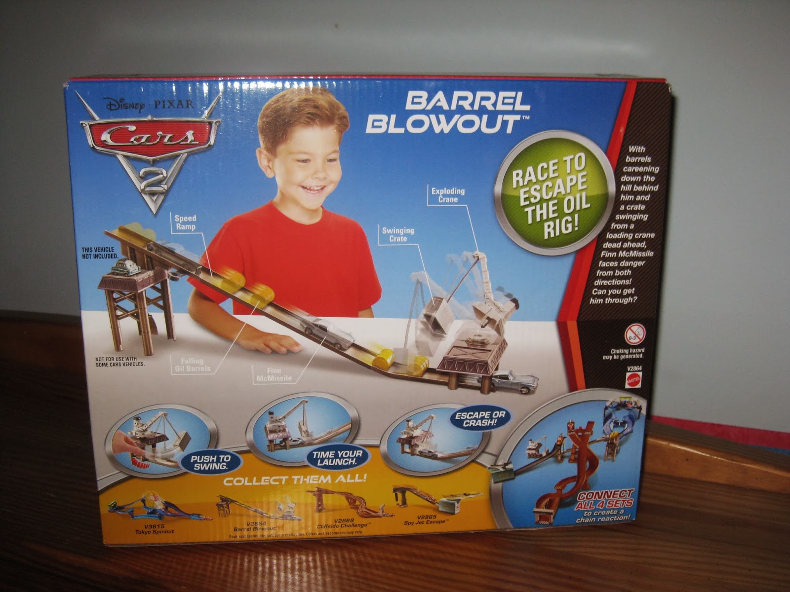 Dan the Pixar Fan: Cars 2: Barrel Blowout Track Set