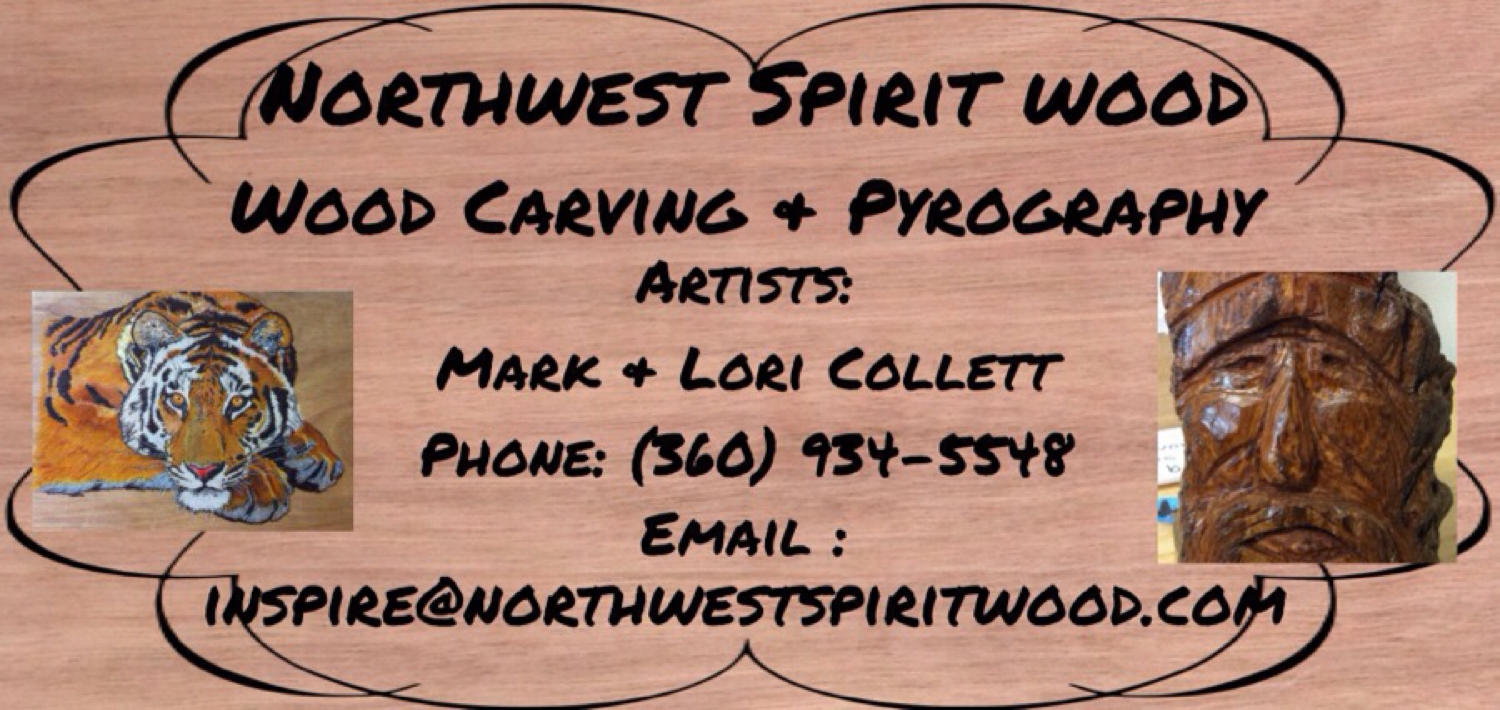 Northwest Spirit Wood, Gallery & Store: Pyrography and Wood Burnings ...