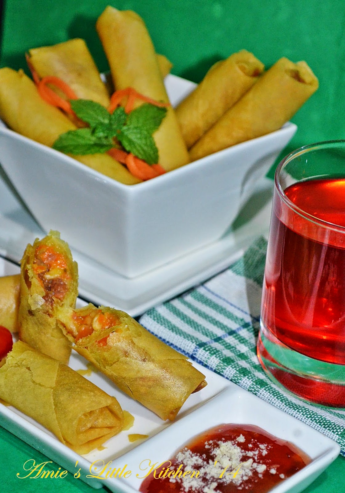 Popia Inti Sedap : Popia Burger Berkeju - Koleksi Resepi Zaman Berzaman