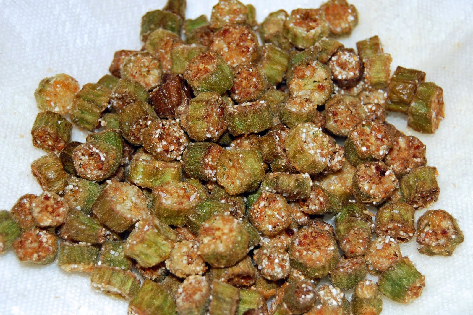 Southern Lady's Recipes: Fried Okra