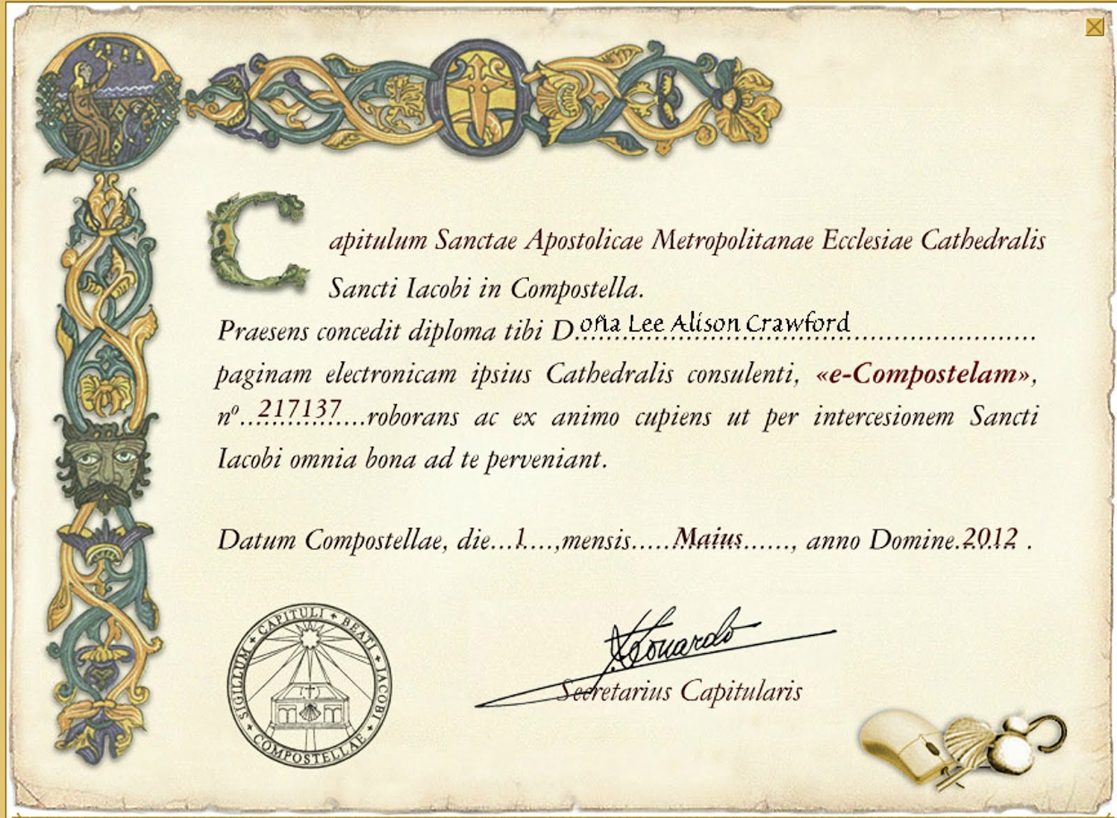 Inspiration Pilgrimage: E-Compostela