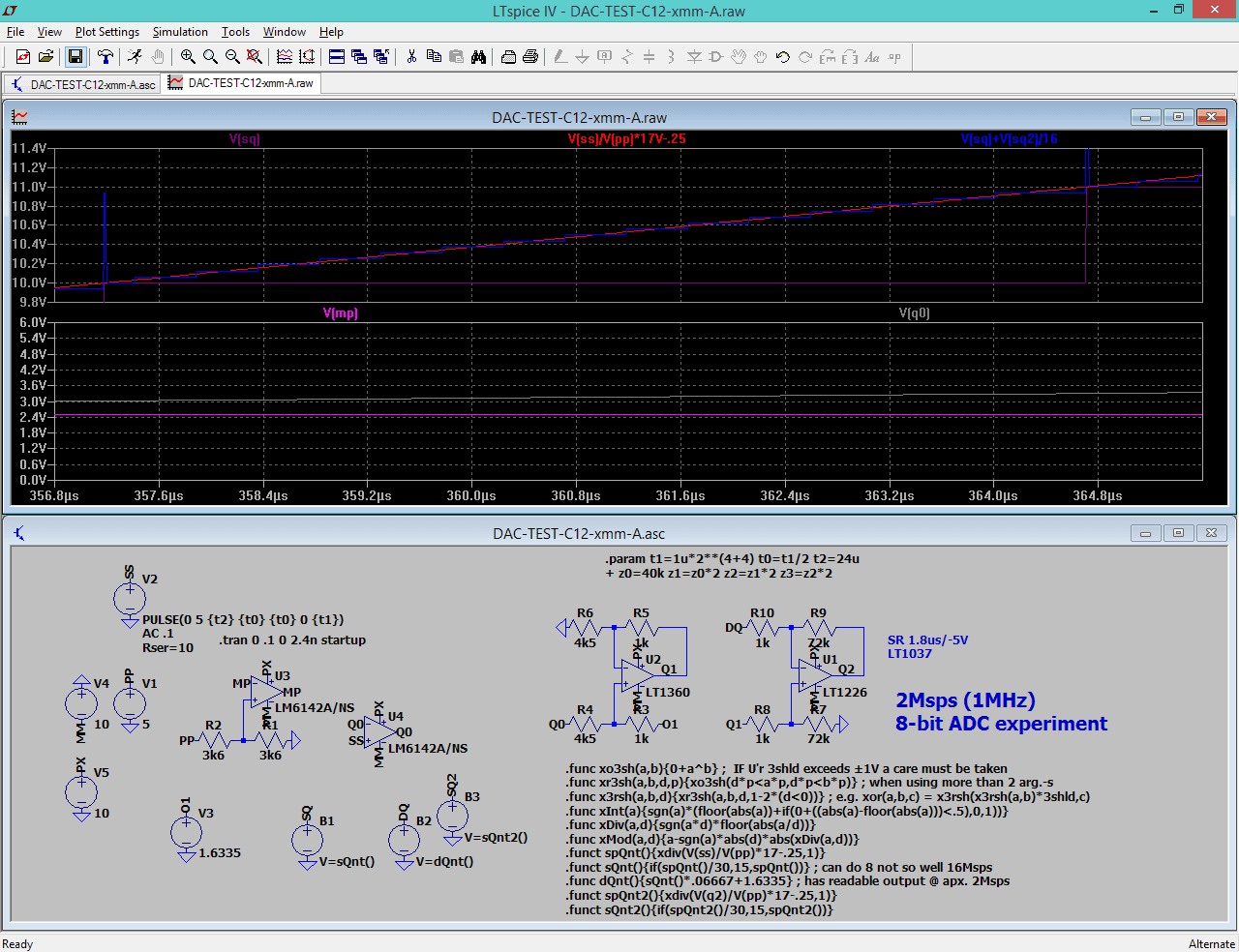 Chips & Tech.: 8-bit ADC experiment