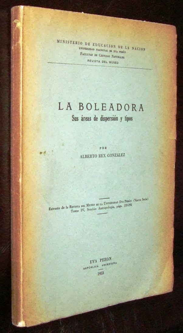 LEYEDOR LIBROS: LA BOLEDORA Y SUS AREAS DE DISPERSION ALBERTO REX ...