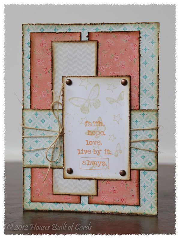 Houses Built of Cards: A soft and sweet card