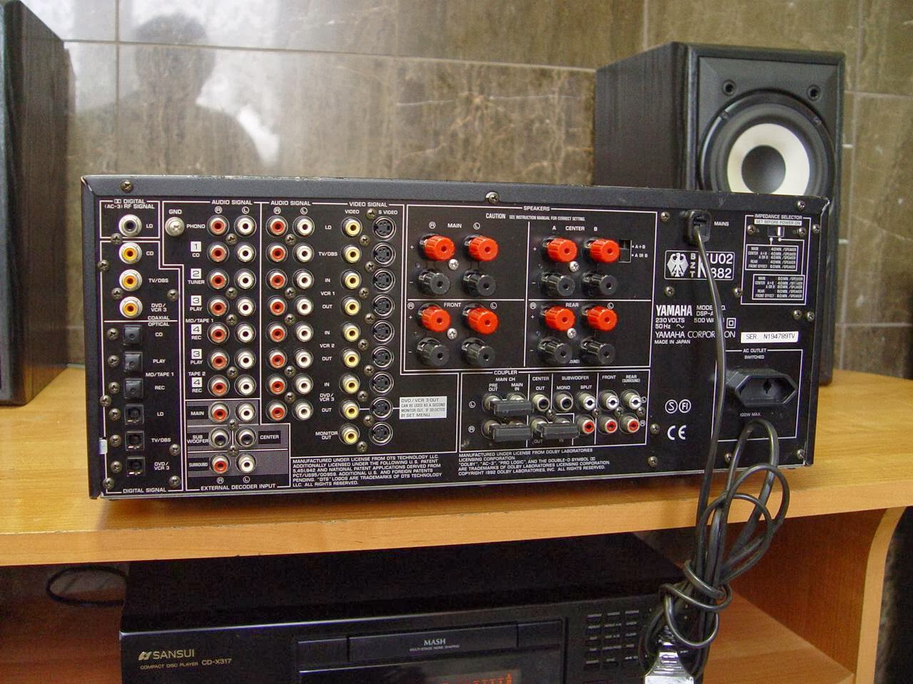 Infrequent Sound [sex.tex] technology: Yamaha DSP-A1