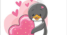 Penguin Heart | Symbols & Emoticons