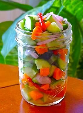 Rice and Coconut: Acar Timun / javanese cucumber and carrot pickle