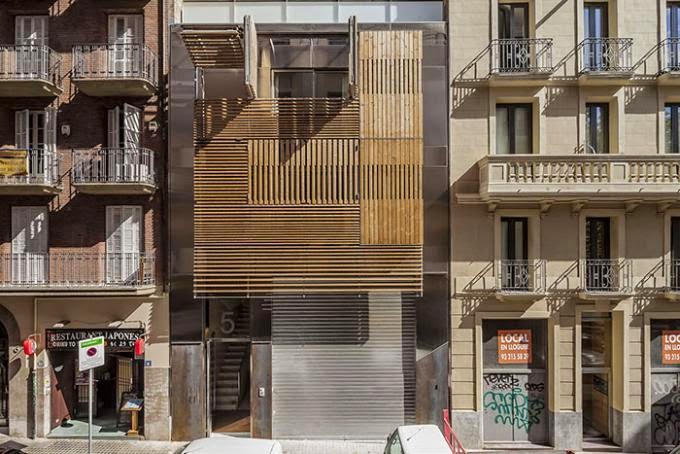 ARTE, ARQUITECTURA Y DISEÑO: VIVIENDAS ENTRE MEDIANERAS EN BARCELONA. JOSEP LLUÍS MATEO