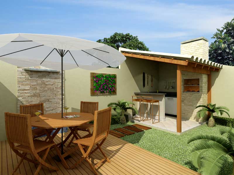 Uma casa para nós dois!: Quintal