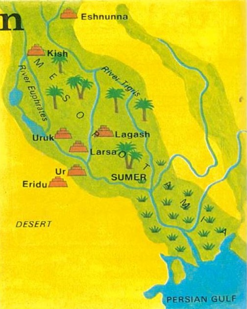 SÉPTIMO BÁSICO PRIMER SEMESTRE: Mesopotamia: Sumeria