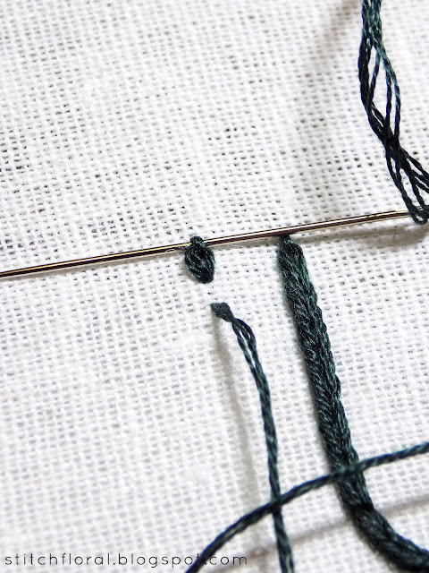 Heavy chain stitch & braided chain stitch tutorial - Stitch Floral