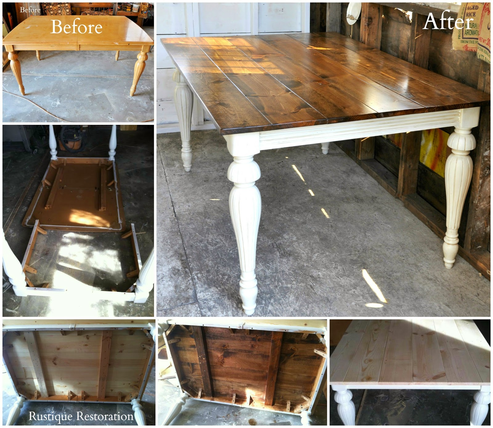 Rustique Restoration: Wood Planked Farm Table, and Spring at the Shop!