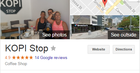 Kopi Stop of Nothing Territory | A Singaporean In Australia