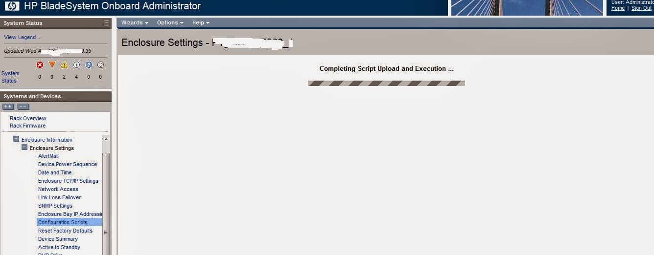 HP On-board Administrator Recovery Procedure |Virtualcloudz