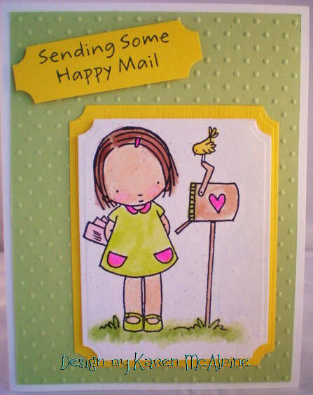 Dreaming and Creating: Happy Mail Cutesy Card