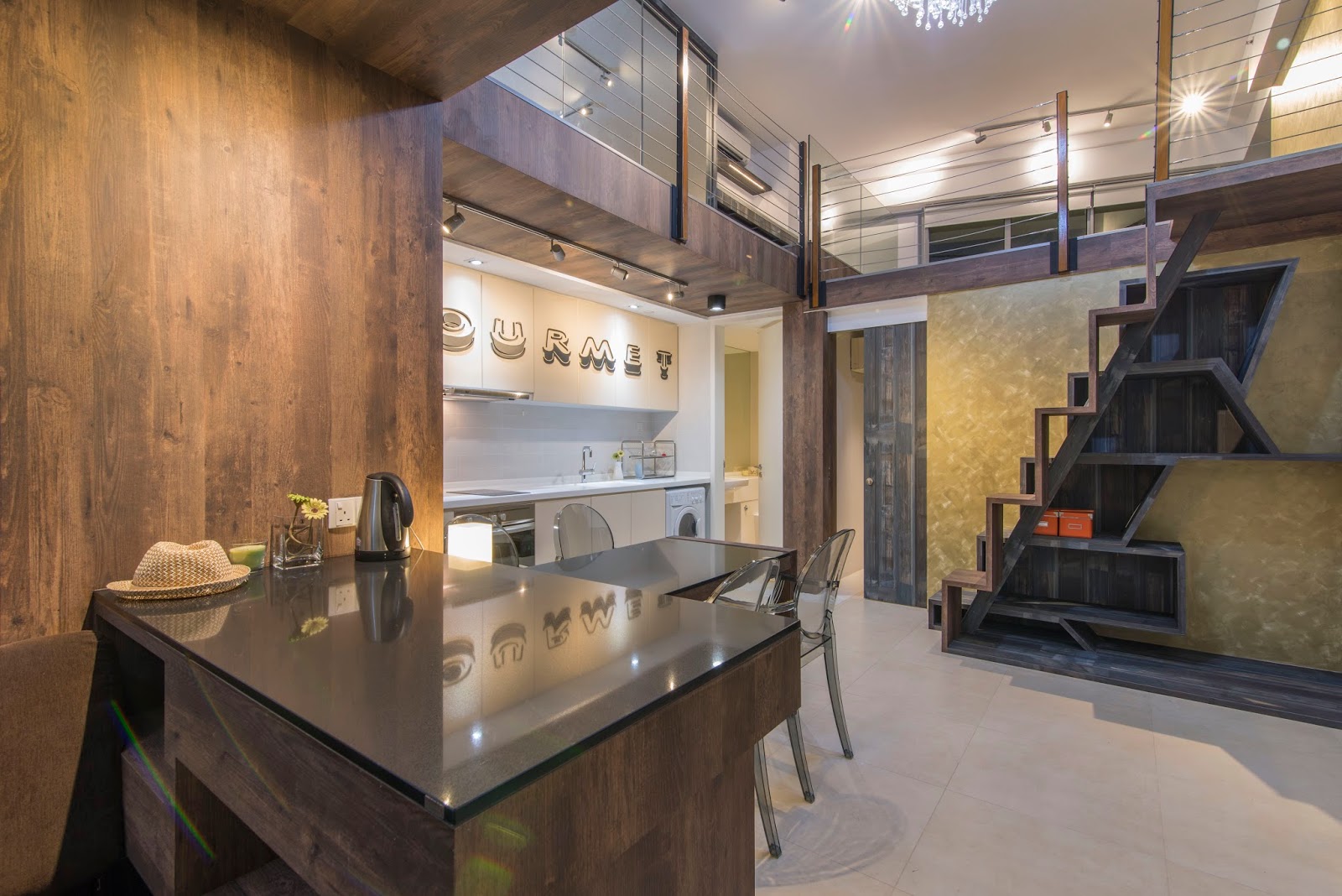 Interior Design Guide: Condo (small office home ofice ), SoHo Loft Design