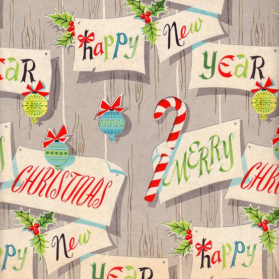 Oh, by the way...: Retro Wrapping Paper