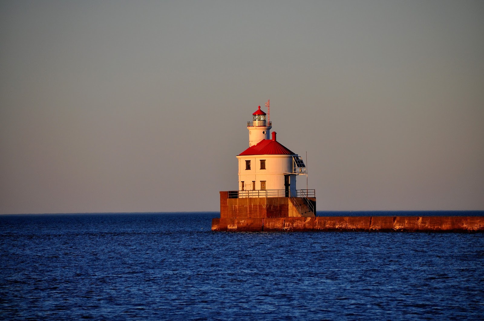 WC-LIGHTHOUSES: WISCONSIN POINT (SUPERIOR ENTRY BREAKWATER) LIGHTHOUSE ...