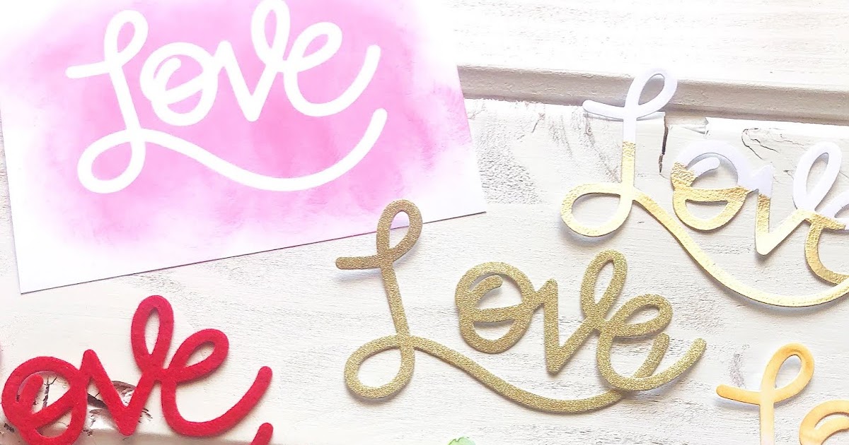For the Love of Paper: 10 ways to be creative with die cut words ...