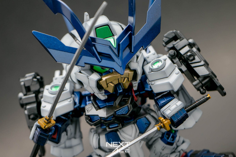 Painted Build: SD BB Senshi Sengoku Astray "Blue Frame"