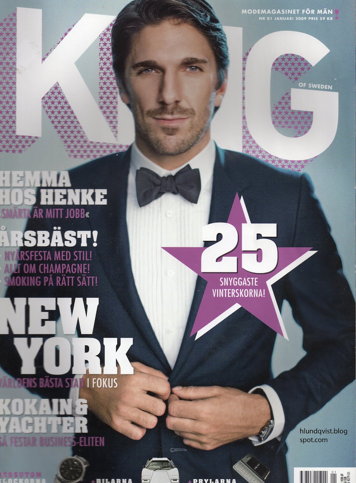 The Henrik Lundqvist Blog: Henrik Lundqvist King Magazine Scans 2009