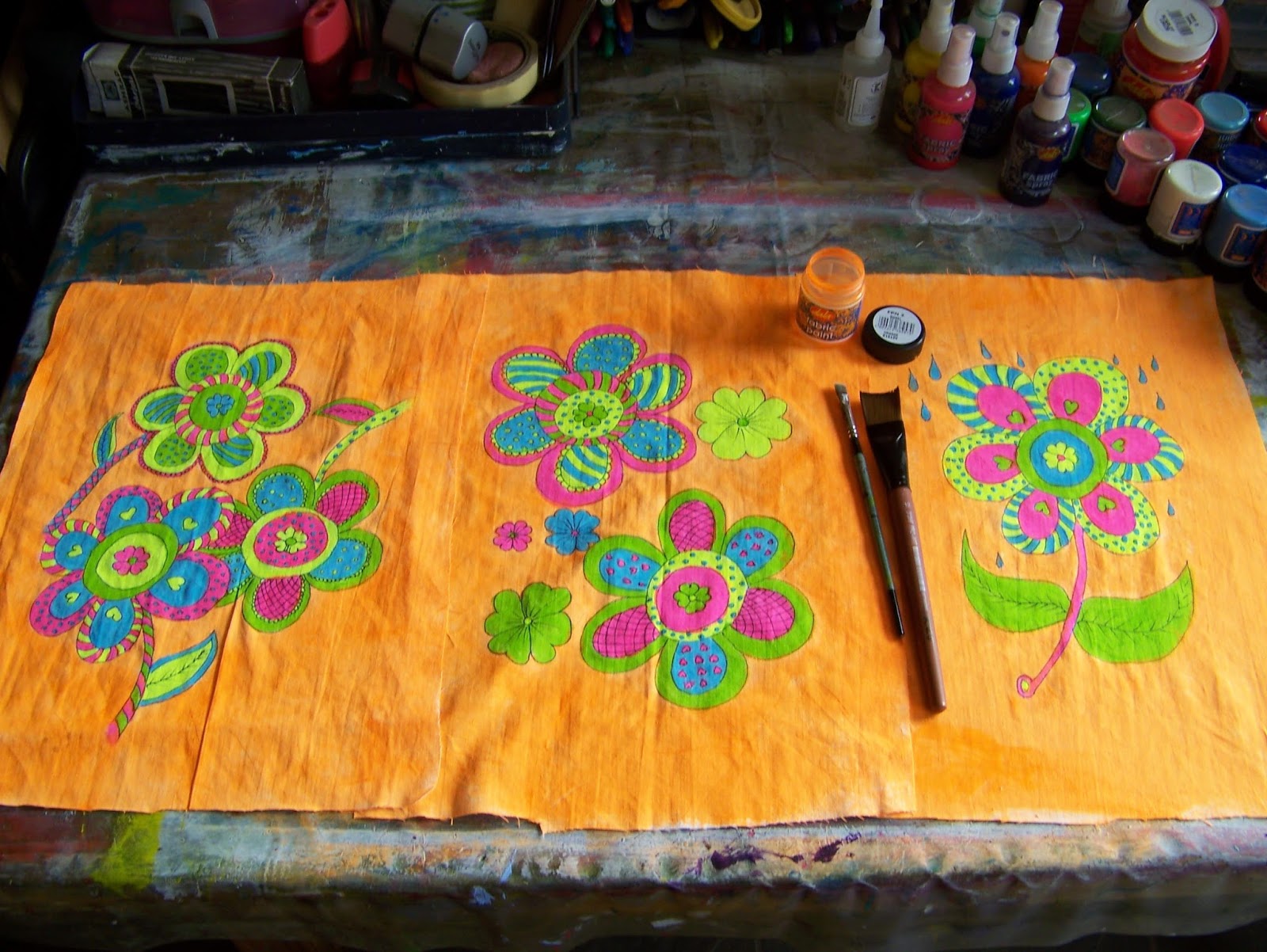 A Pretty Talent Blog: Transferring Images To Fabric For Painting