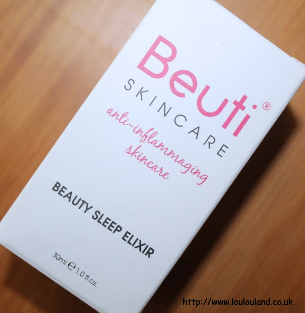 LouLouLand: AD / Press Sample - Beuti Skincare Beauty Sleep Elixir - A ...